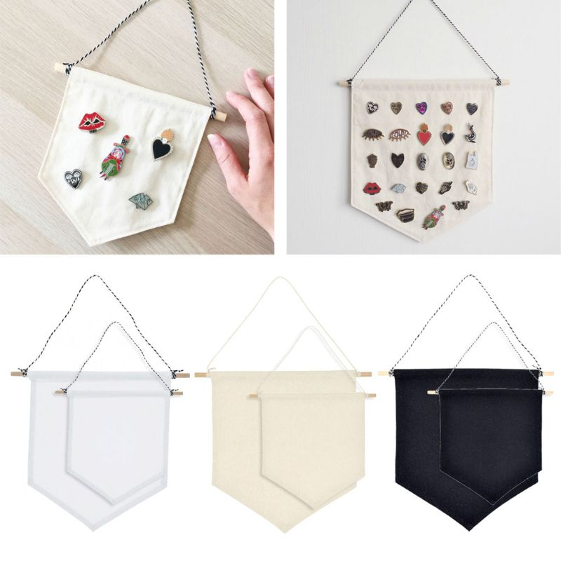 Blank Cotton Pin Wall Display Holder Pennant Banner Badge Buttons And ...