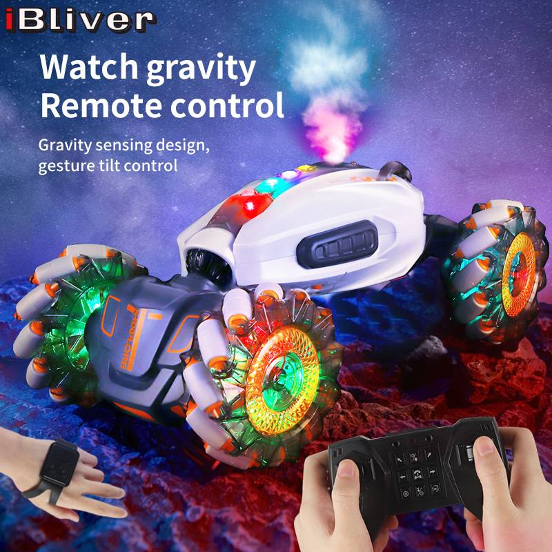 iBlivers RC Cars Gesture Sensing Stunt Car For Boys 6 To 12 Year Old ...