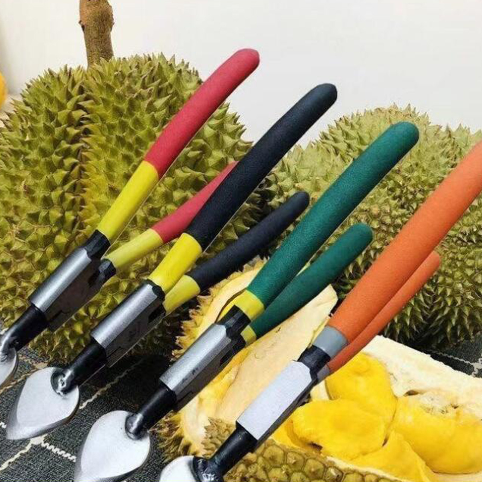 [Predolo2] Fruit Durian Shell Opener Clip Iron Durian Peel Breaking ...