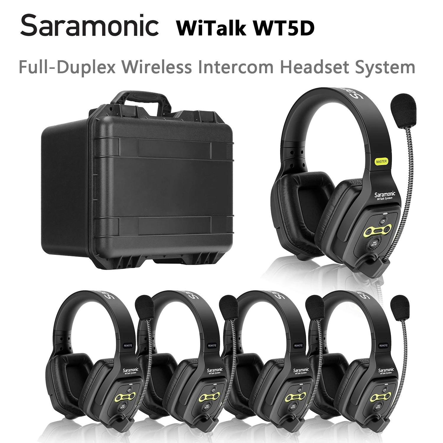 Saramonic WiTalk WT5D Full-Duplex Wireless Intercom Communication ...