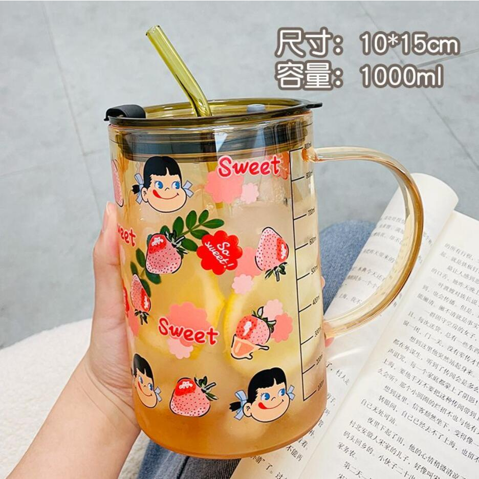 【Large Capacity Cups In Stock】1000 ml Large High Borosilicate Heat ...