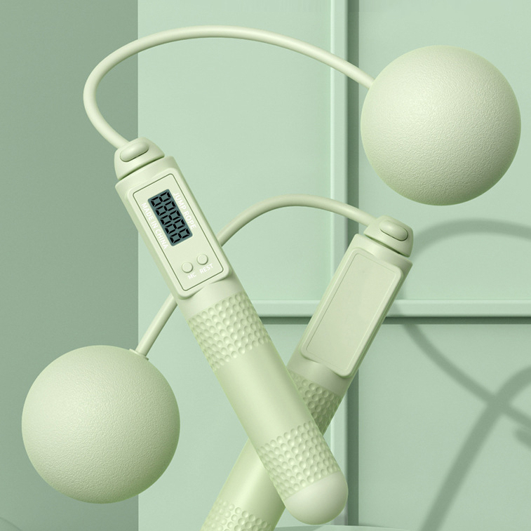 GYMPRO Ropeless Jump Rope Fitness Jump Rope Automatic Counting Steel ...