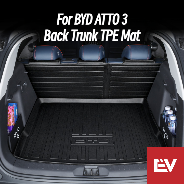 For BYD [ATTO 3 2022-2025/2025 Ultra] Back Trunk Boot Mat, Full ...
