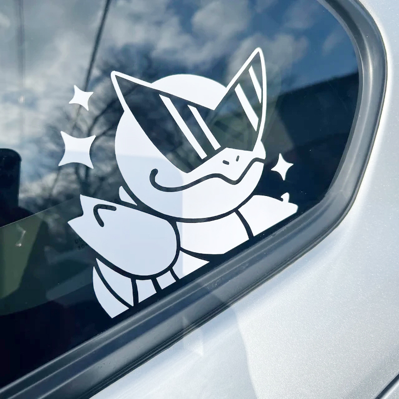 [P-A704] Pokeman Reflective Car Sticker Window Waterproof Sticker ...