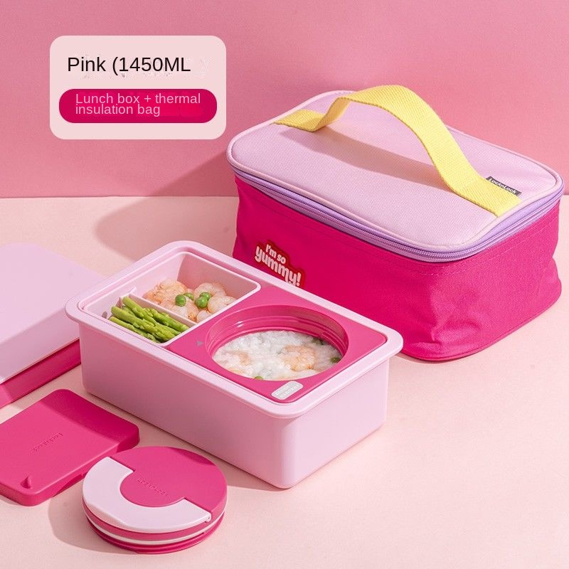 Lock & Lunch Box High-Value Separated Student Dedicated Large Capacity ...