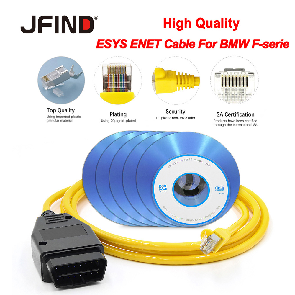ESYS ENET Cable For BMW F Series Refresh Hidden Data ECU Coding ...