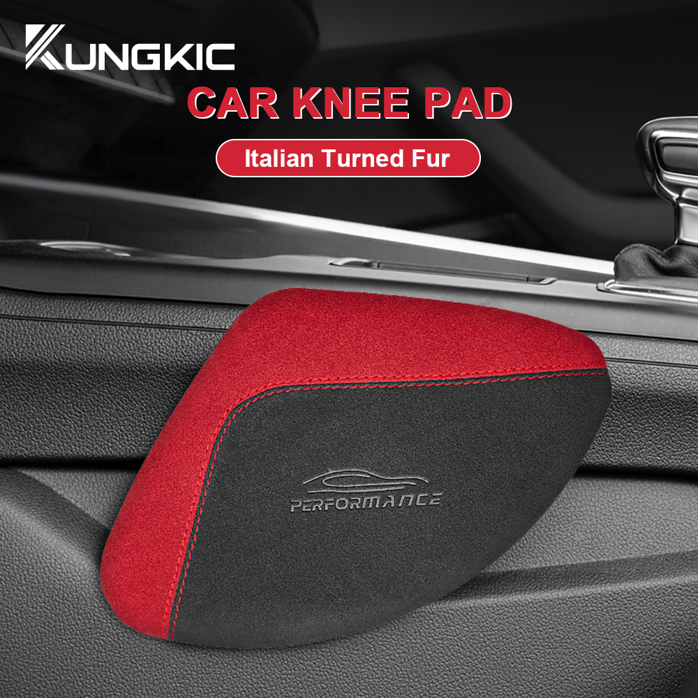 （Ready Stock）Suede Car Leg Knee Pad Universal Automotive Knee Support ...