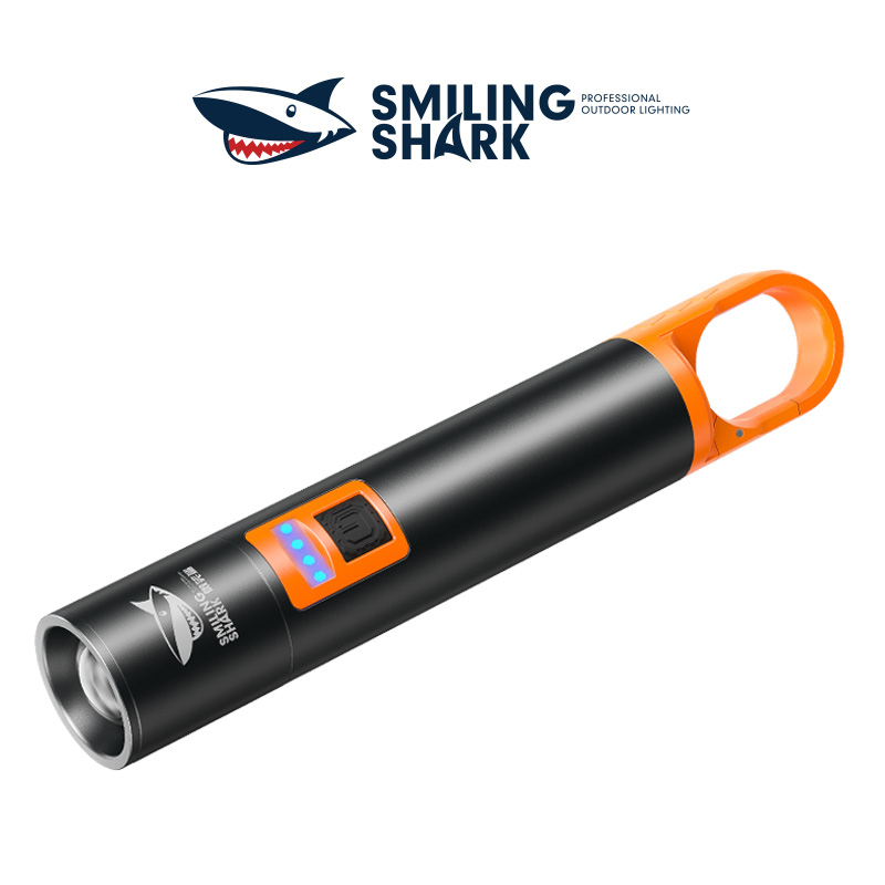 Smiling Shark SD0401 Led Torch Light M77 Super Bright Keychain Light ...
