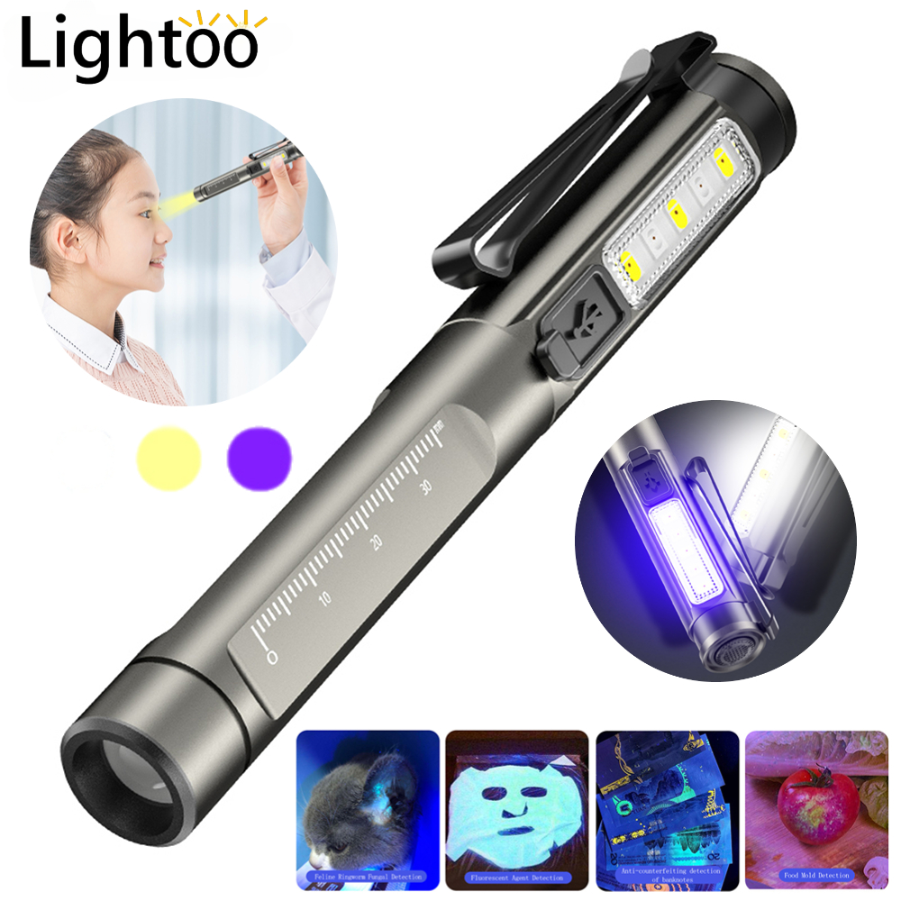 Medical Pen Light Rechargeable Medical torch light led Flashlight ...