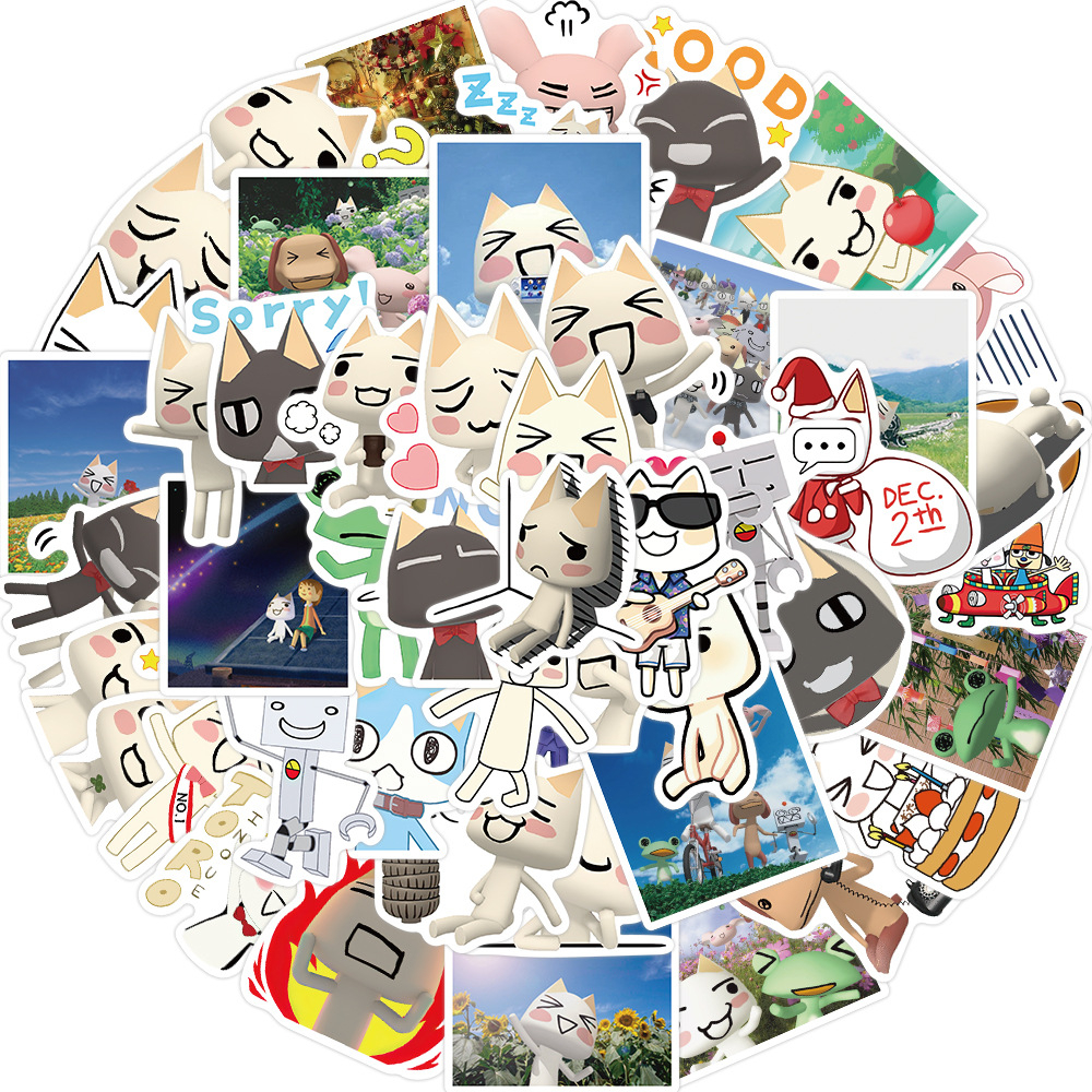 50PCS Inoue Toro Cute Waterproof Stickers For Luggage Phone Case Laptop ...