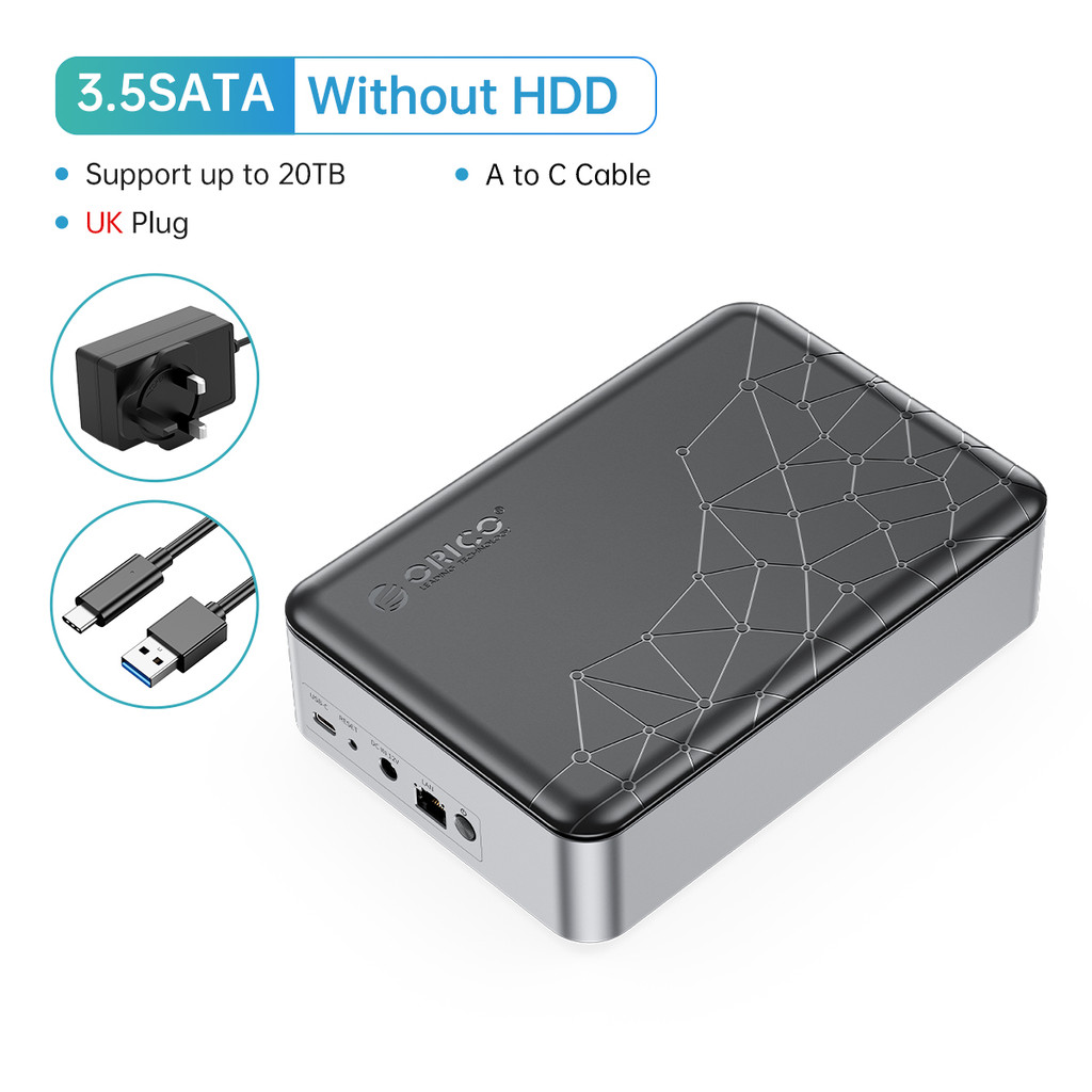 ORICO NAS Personal Storage Private Cloud Home Cloud Storage for 3.5 ...