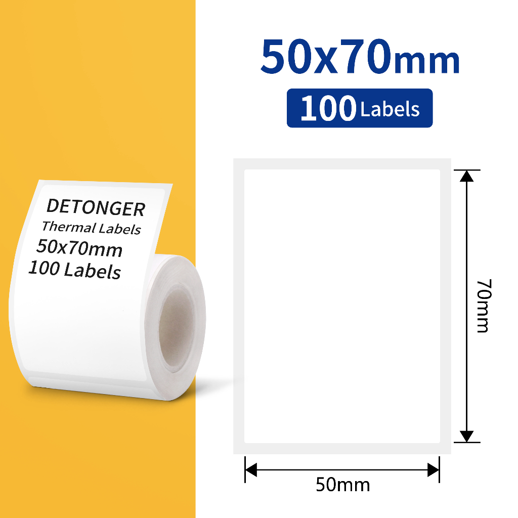 DETONGER P1 Mini Label Maker Portable Thermal Label Printer Price Tag ...