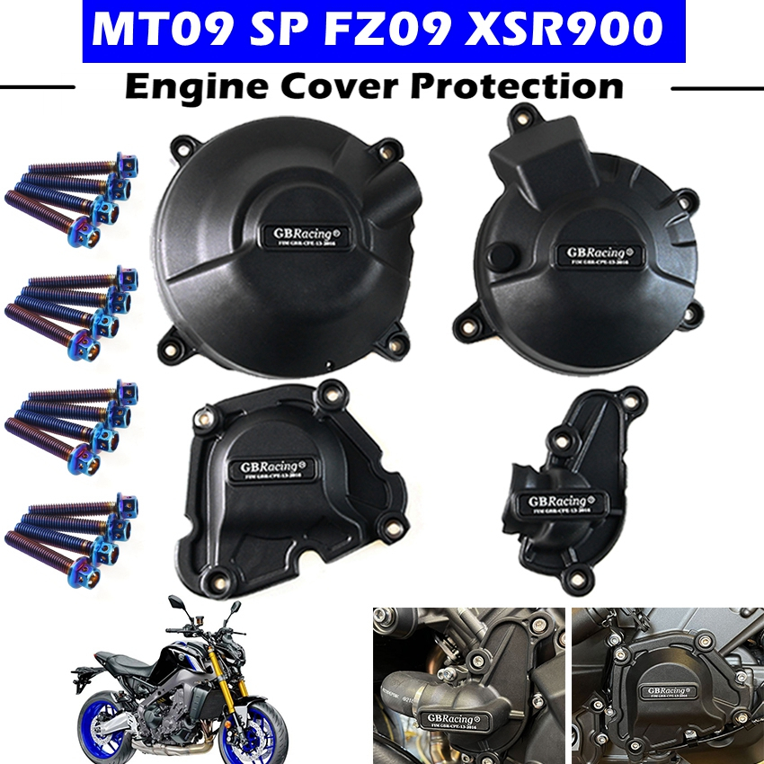 A set For YAMAHA MT09 SP MT-09 FZ-09 Motorcycles Engine Cover ...