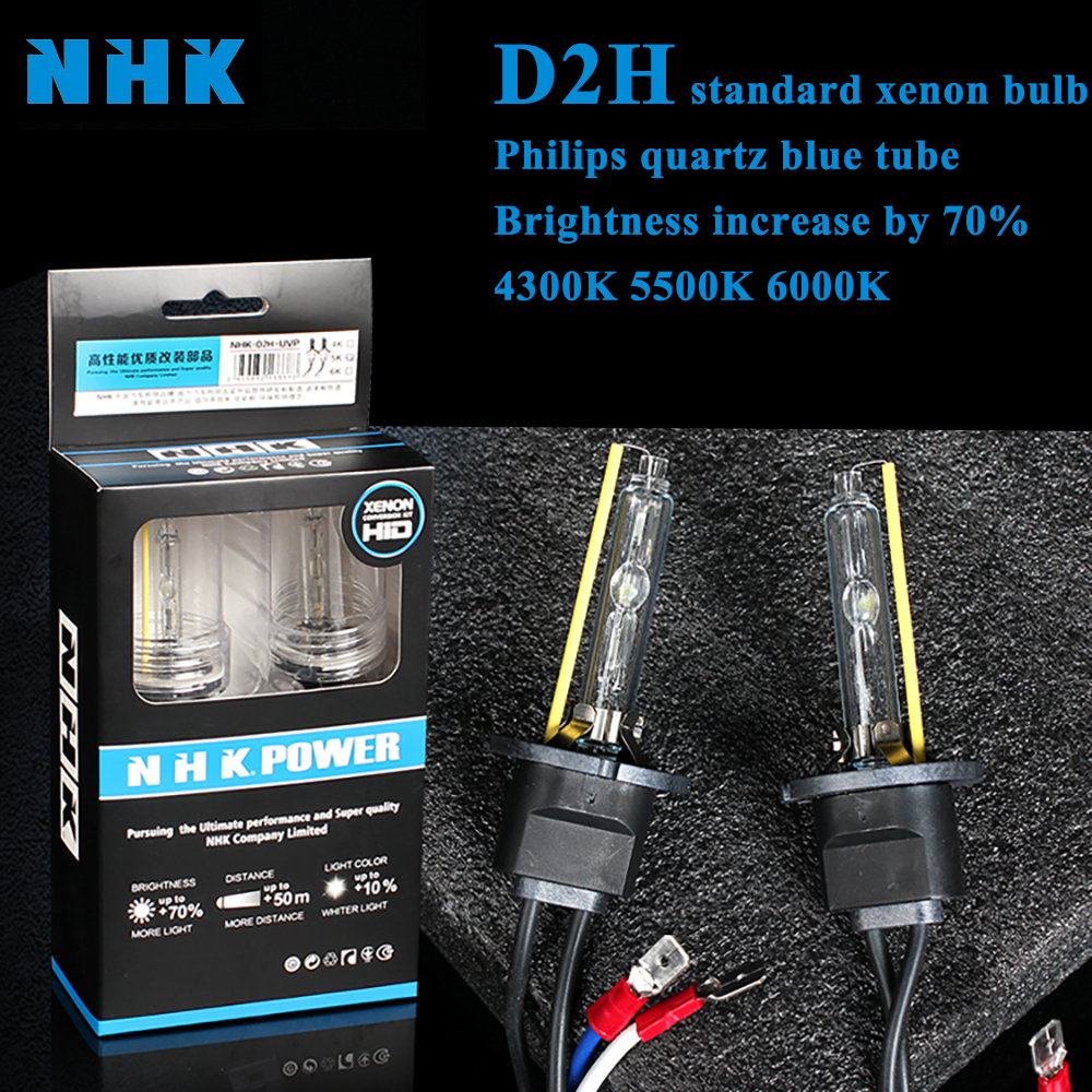 NHK Highlight Bulb HID Xenon Lamp D2H For Projector Headlight Lens Fog ...
