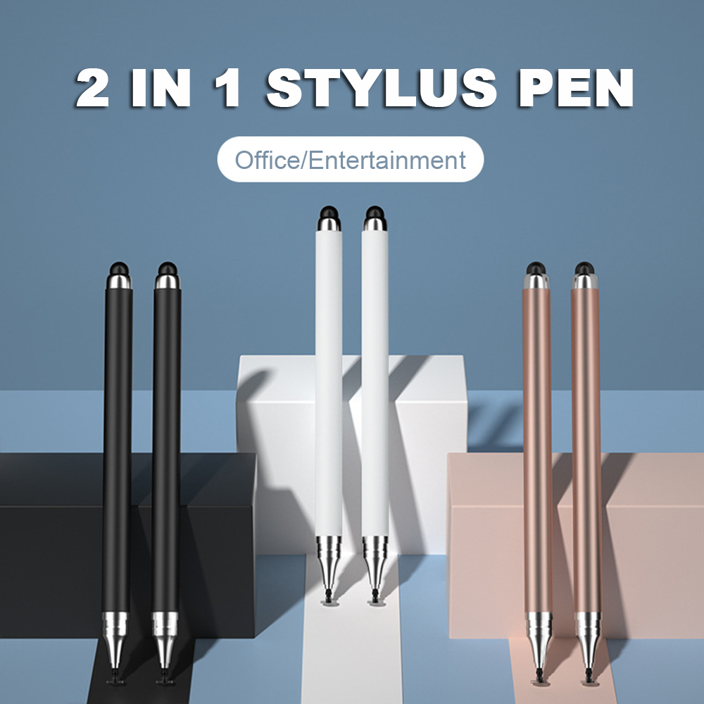 2 in 1 Universal Stylus Pen For Tablet Mobile Android IOS Phone For ...