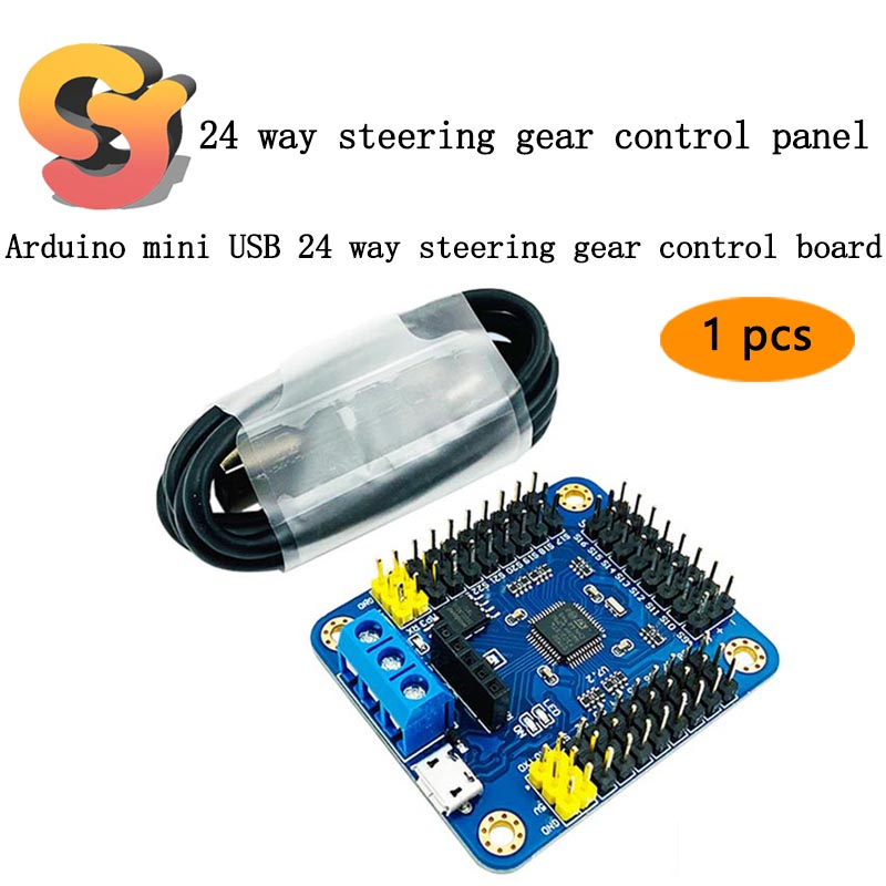 [Ready Stock Supply] 1pcs mini USB 24ch Steering Gear Controller ...