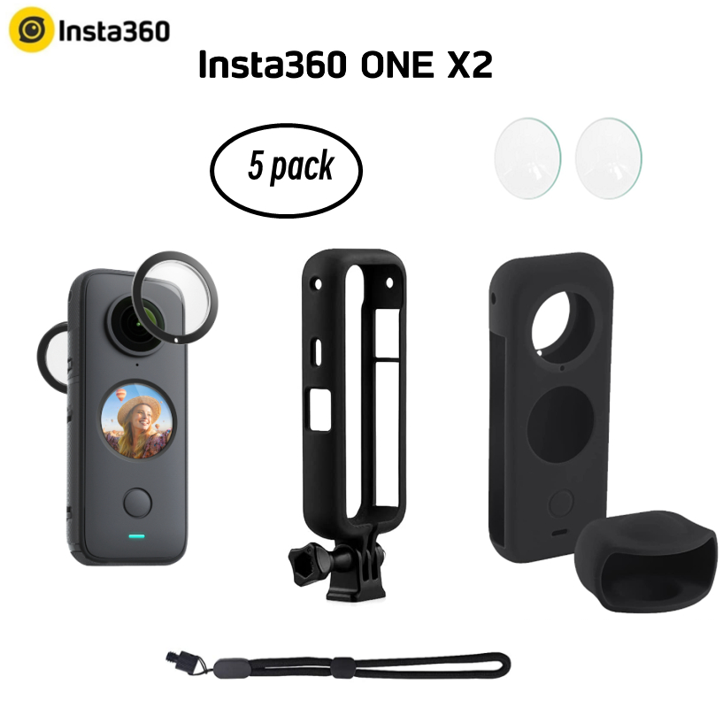For Insta360 ONE X2 Lens Guard Frame Cap Durable Silicone Lens Guards ...