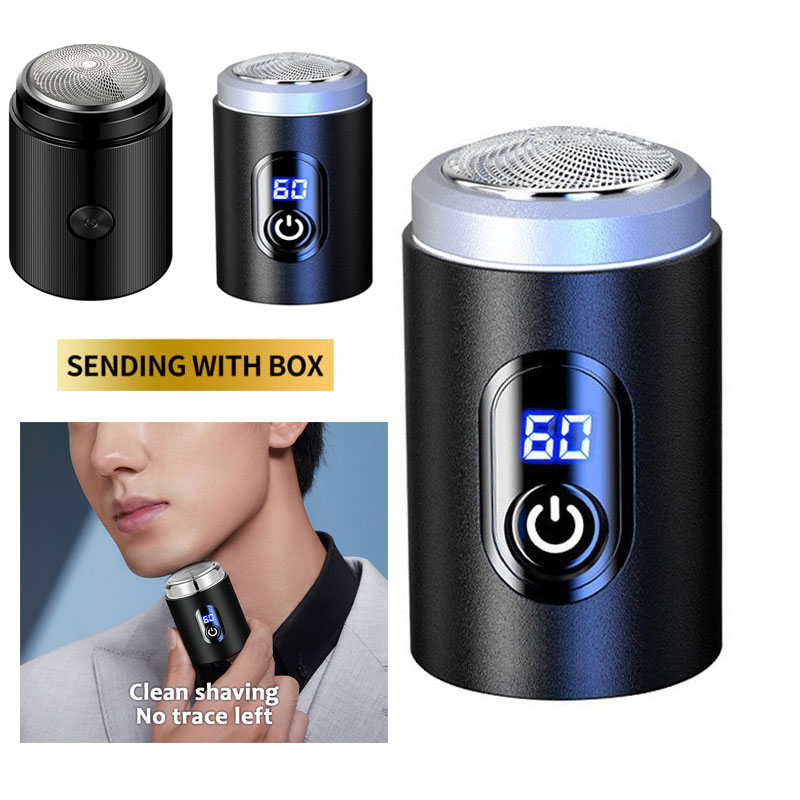 Portable Shaver for Men Mini Travel Trimmer Type C rechargeable Beard ...