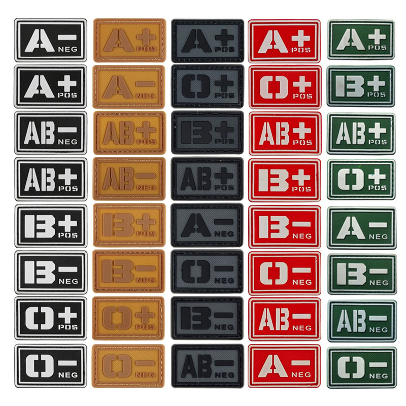 3D PVC Blood Strip Tactical Military Logo Rubber Patch Helmet Badge AB ...