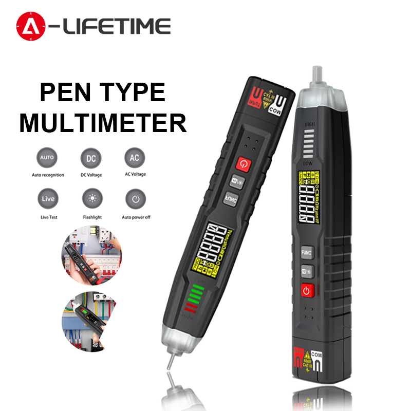 HT122 Smart Digital Pen Type Multimeter Voltage Tester Auto Range 600V ...