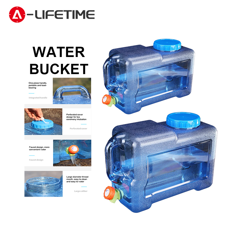 5L/8L/12L/18L Multi-functional Outdoor Water Bucket Portable Bucket ...