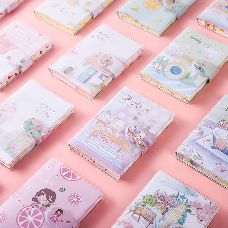 A7 Portable Pocket Book Mini Small Book Can Love Kawaii Carry-on Buckle ...