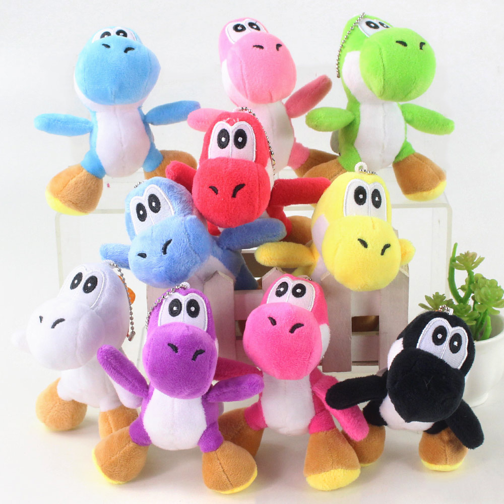 12cm Nintendo Game Super Mario Bros. Green Yoshi Plush Toys Doll Yoshi ...