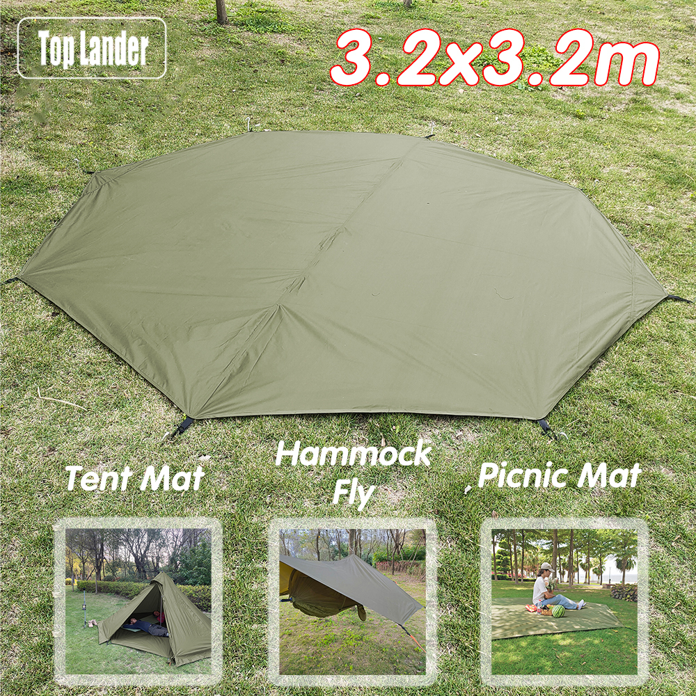 Octagonal Tent Mat 3.2x3.2m Ground Sheet Waterproof Picnic Mats Outdoor ...
