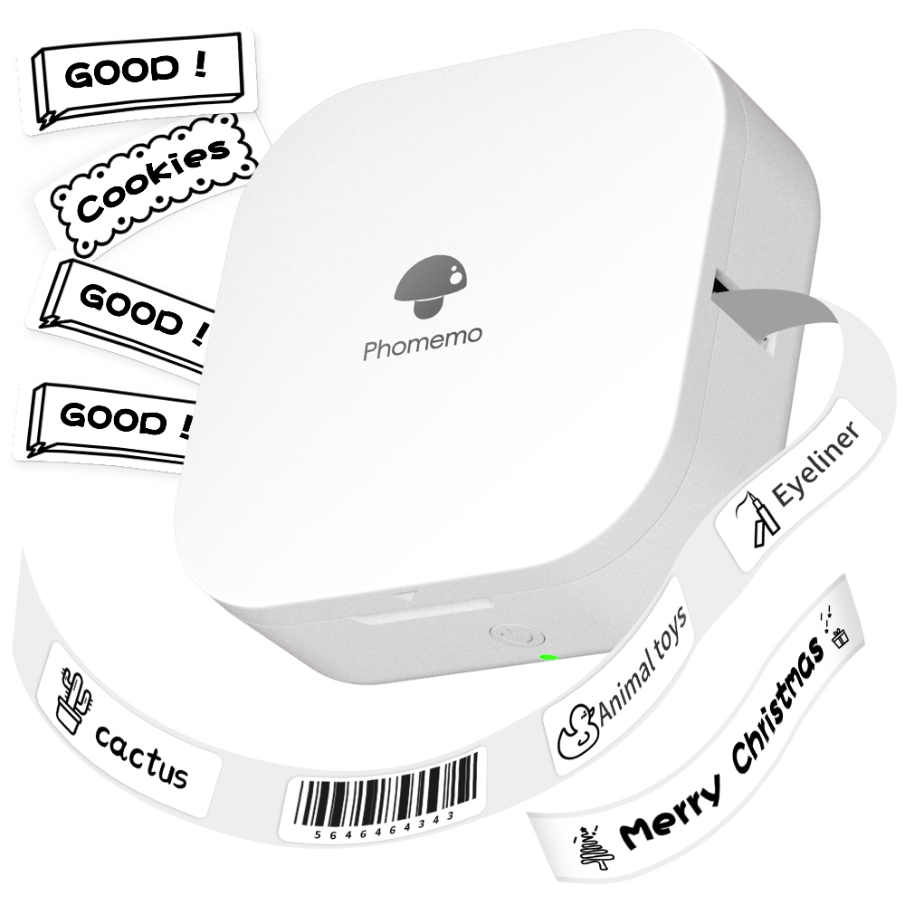 Phomemo Portable Label Printer Q30 Label Maker Mini Printer Thermal ...