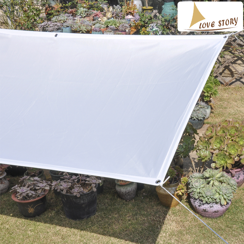 [Ready Stock] Sun Shade Mesh Small size White Sunblock Outdoor Garden ...