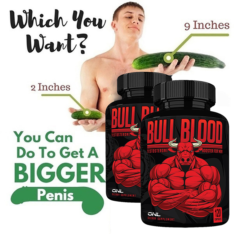 Bull Booster For Men - Nitric Oxide Supplement - Super Strength Nitric ...