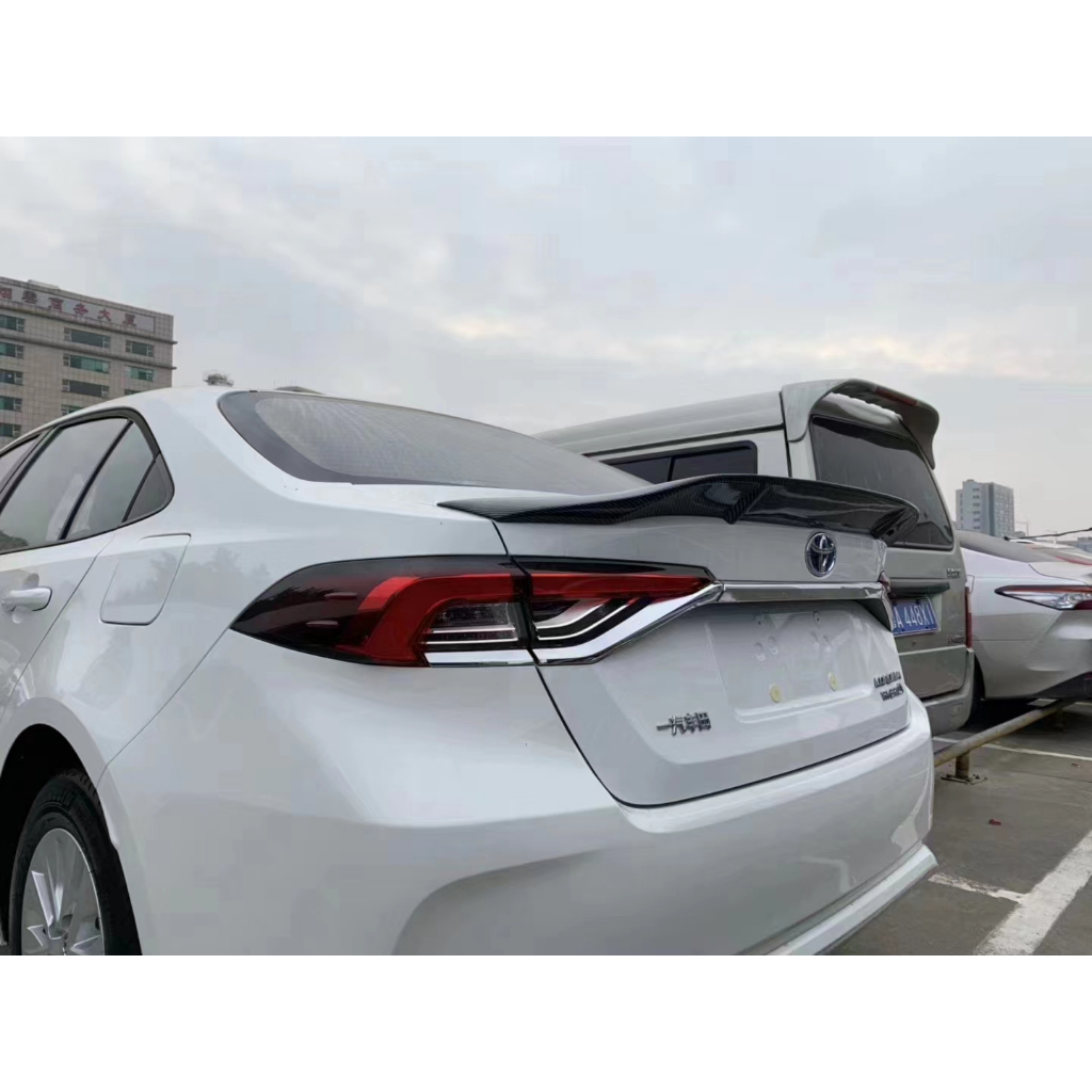 Corolla Altis 2019+ R-style Carbon Fiber / FRP Rear Trunk Wing Spoiler ...