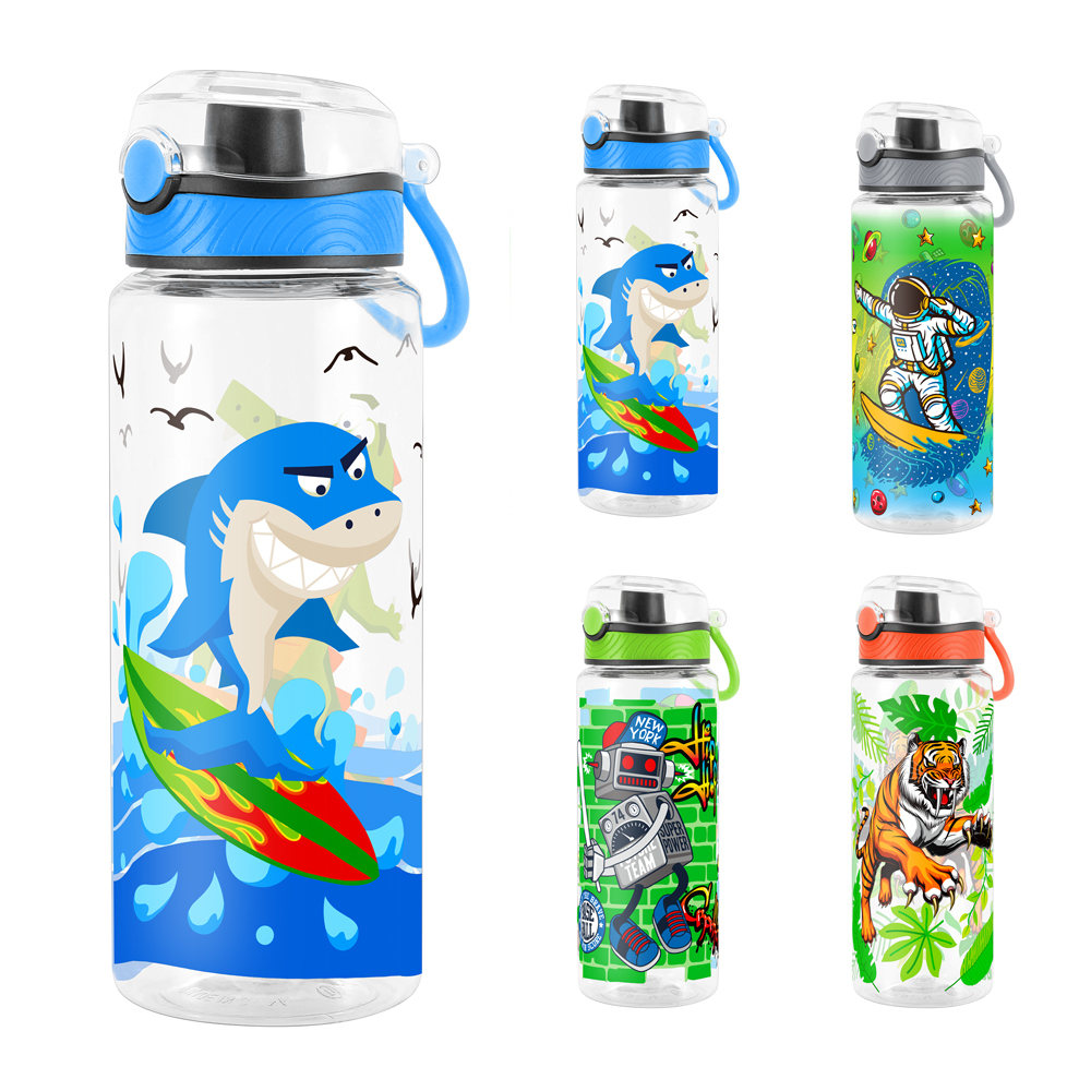 water bottle kids bottle bpa free plastic water bottle for boy school ...