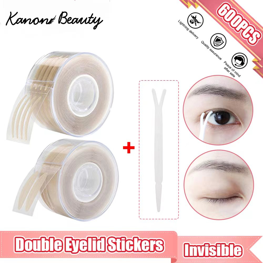 600PCS Invisible Double Eyelid Stickers Transparent Self Adhesive ...