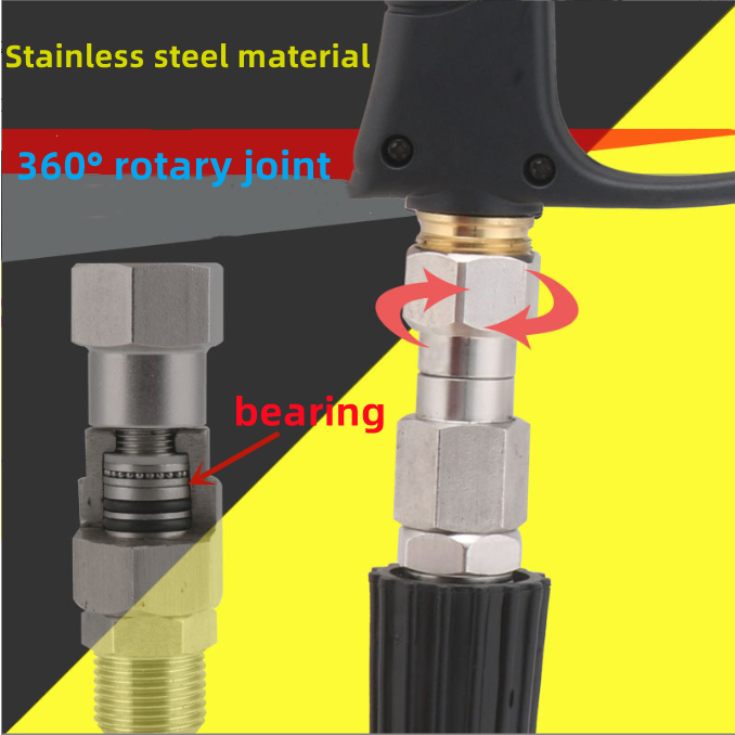 Stainless Steel Anti-Winding 360 Degree Rotating Conversion Joint High ...