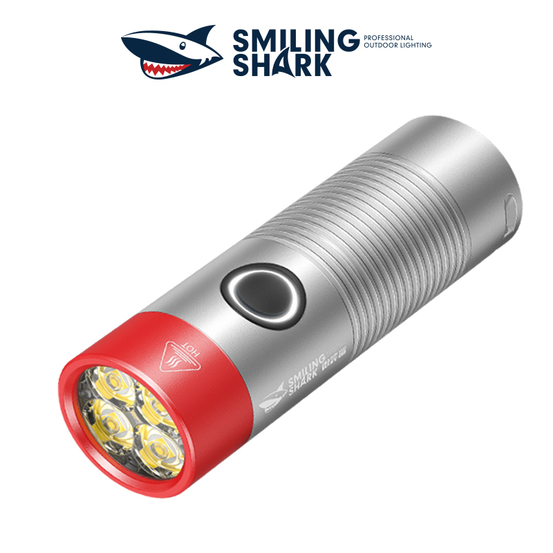 Smiling Shark SD5506 Super Bright Torch Light 4 XPG 1200Lumens Small ...