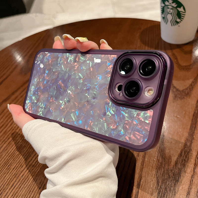 Gradient Dream Shell Texture Phone Case For iPhone 15 14 11 12 13 Pro ...