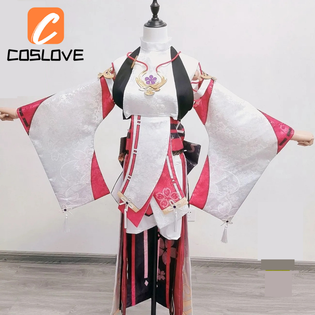Anime Genshin Impact Yae Miko Cospaly Costume Clothing Dress Full Set ...
