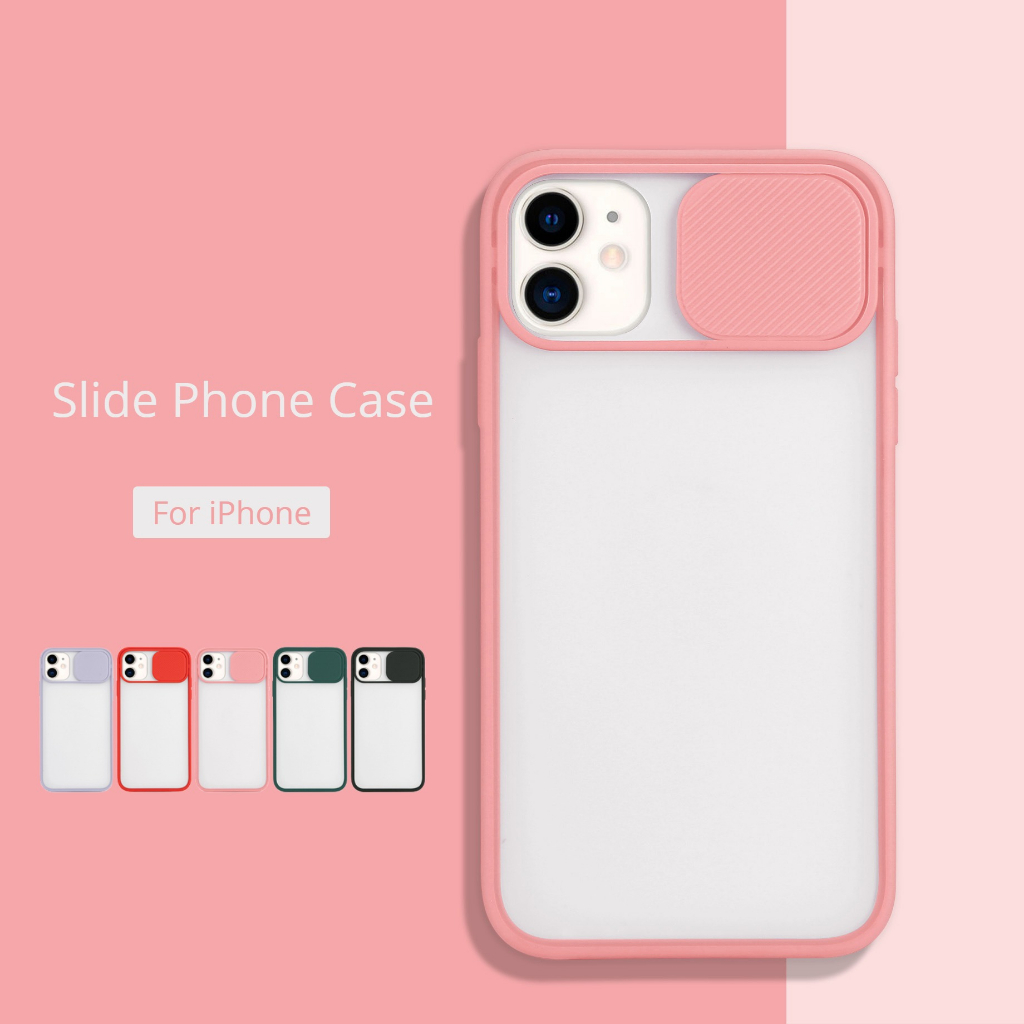 Slide Phone Case For iPhone 12 11 Pro Max X XS MAX XR 7 8 Plus 6 6S ...
