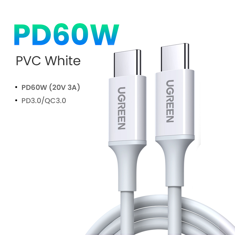 UGREEN 60W USB C to Type-C Fast Charge Data Cable compatible for Samsung HUAWEI | Shopee Malaysia
