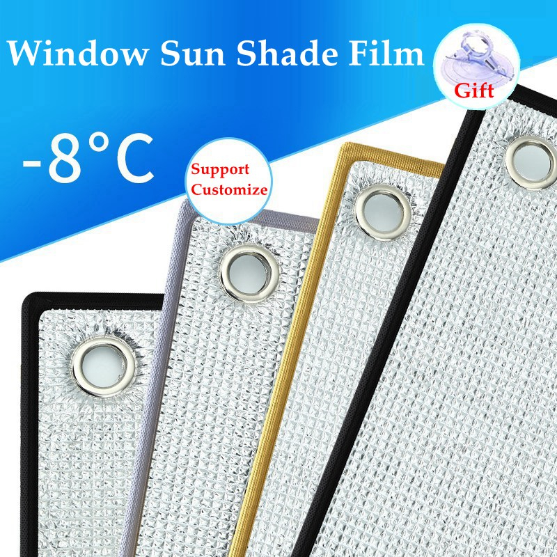Window Sun Shade Pad Film Room Window Sunshade Covers Sun Protector ...
