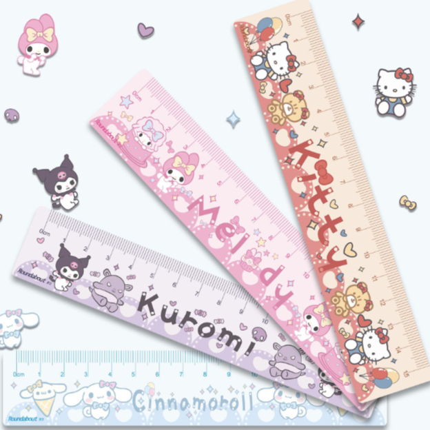 Cute Sanrio Sweet Series 15CM Ruler Cinnamoroll ruler kuromi ruler My ...