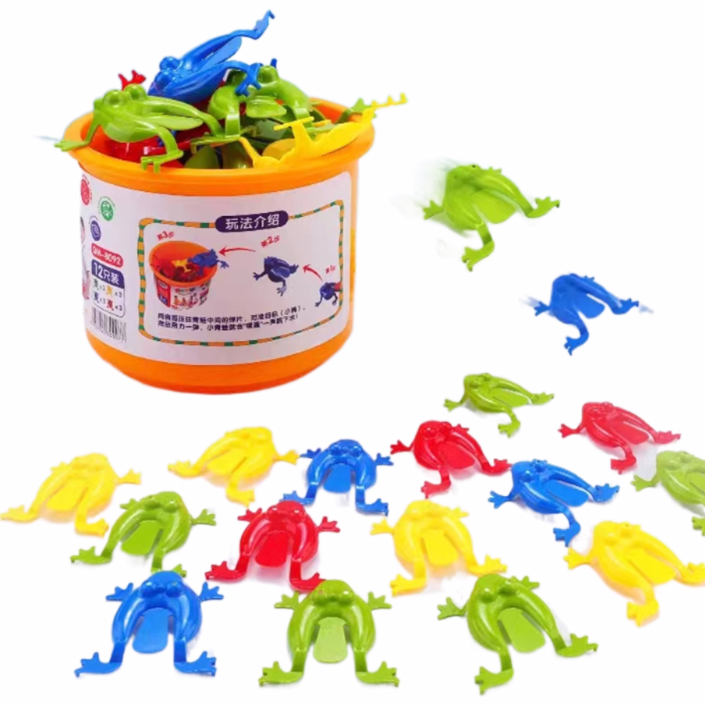 Jumping Little Frog, Plastic Press, Fun Bouncing Frog/Children's ...