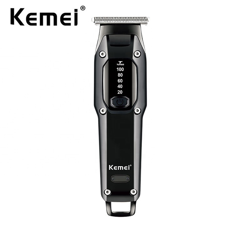 Kemei Cordless Hair Trimmer Professional Rechargeable Hair Clippers Haircut Machine Grooming ...