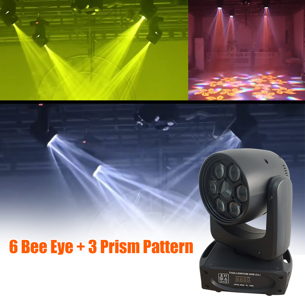 New Arrival Mini Led Bee eye Beam With Pattern Moving Light Little Bee ...