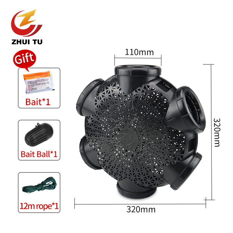 【ZHUITU】★Free Gift★ Finless Eel Loach Trap Fishing Cage Fishnet ...