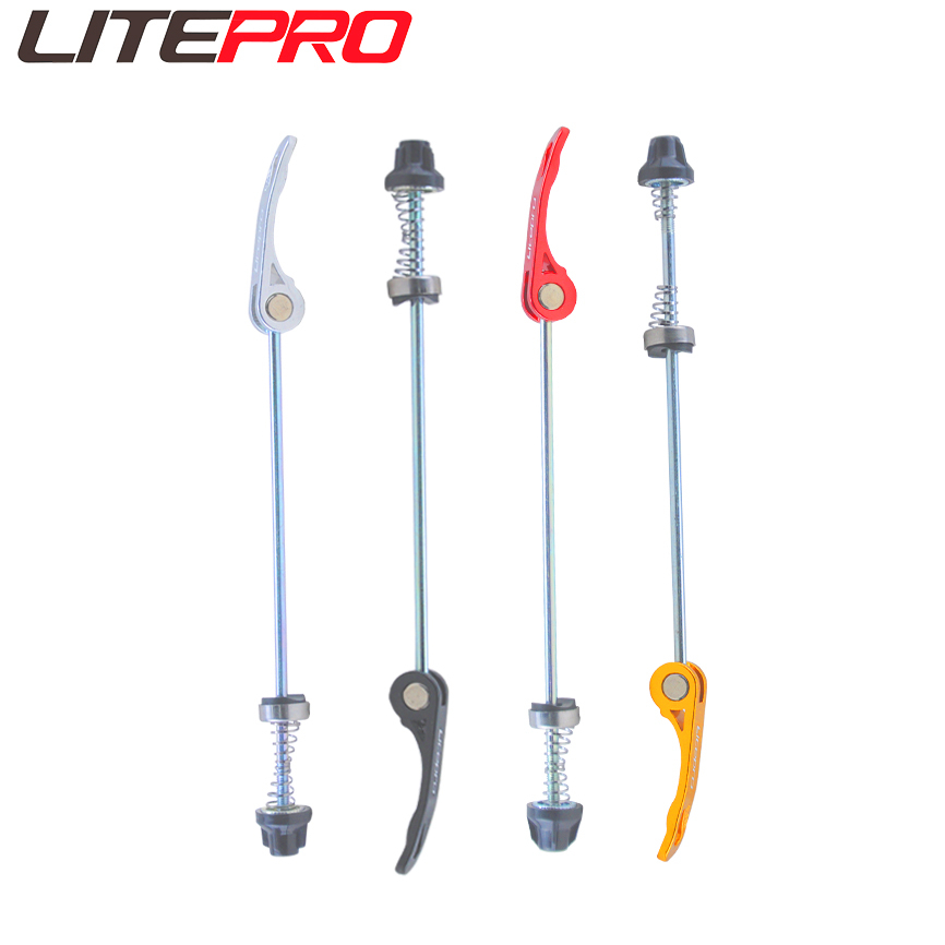 Litepro Aluminum Alloy Quick Release Screws QR Rods 74/130 Hubs Skewer ...