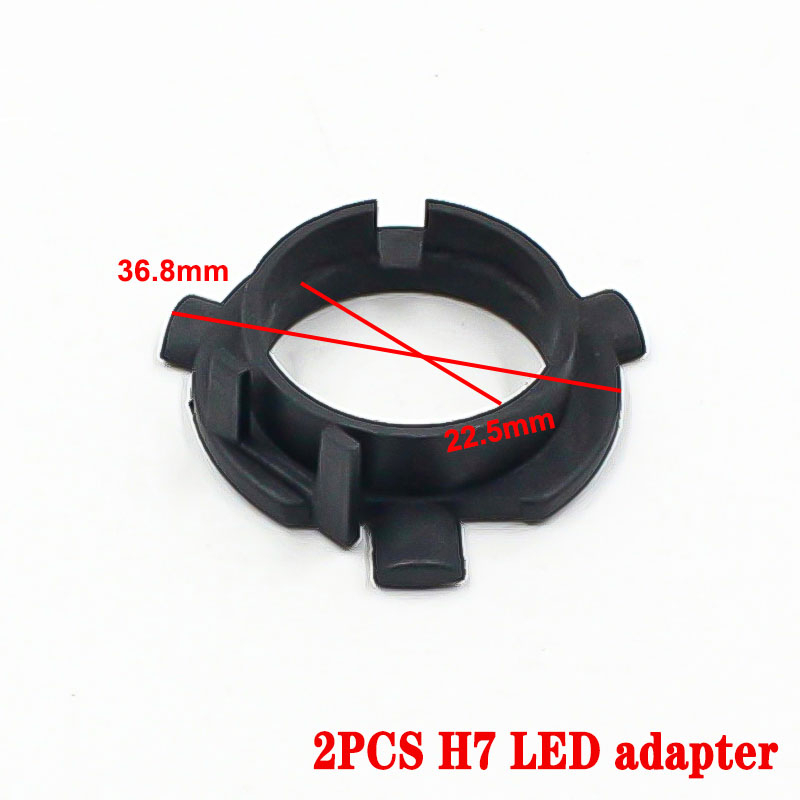 10 Pcs H7 Led Headlight Holder Adapter For KIA K3 Mitsubishi Outlander ...