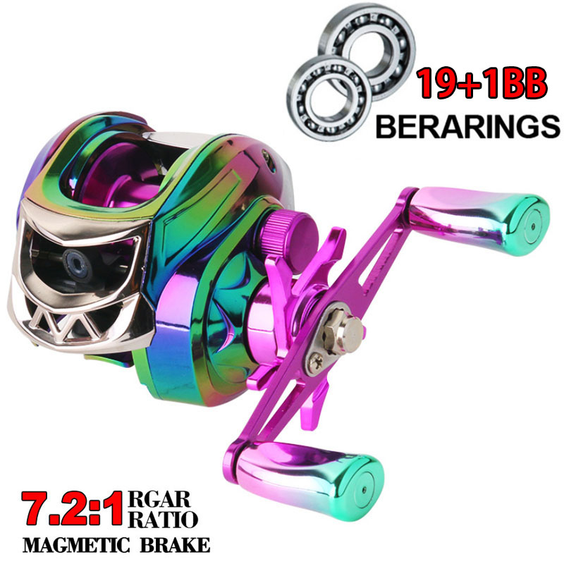 2024 New Baitcasting Reel Baitcasting Reel bc 19+1BB 7.2:1 Max Drag ...
