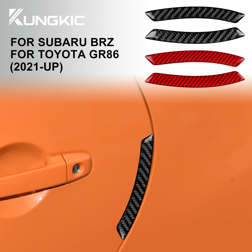 KUNGKIC Carbon Fiber For Subaru BRZ Toyota GR86 2021-2024 Car Door Anti ...
